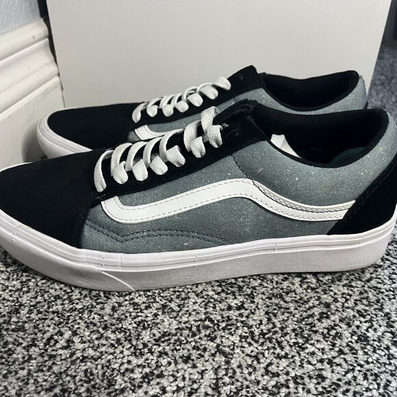 Vans | Shoes | Size 75 Vans Concrete Wash Comfycush Old Skool Mens ...